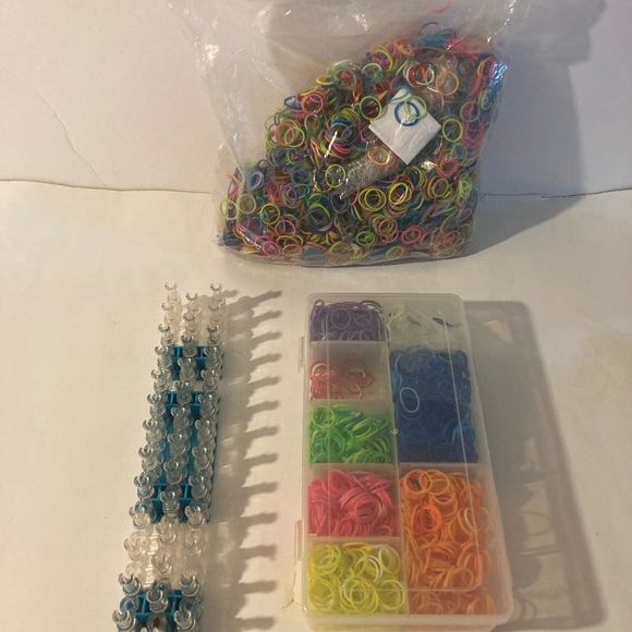 Toys | Colorful Loom Bands Kit With Organizer | Poshmark